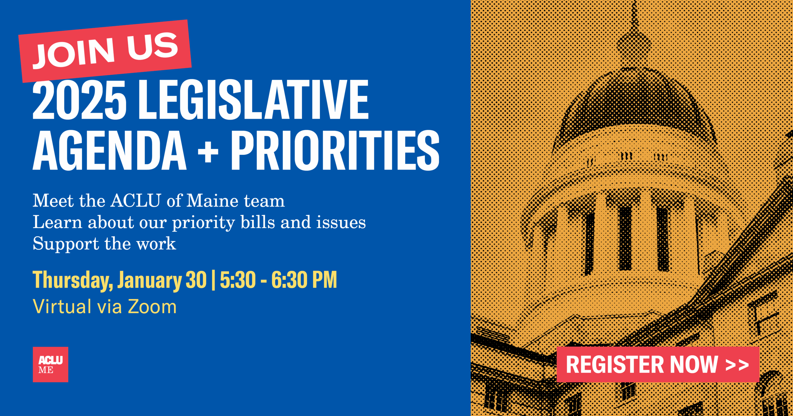Webinar: ACLU of Maine 2025 Legislative Priorities - ACLU of Maine