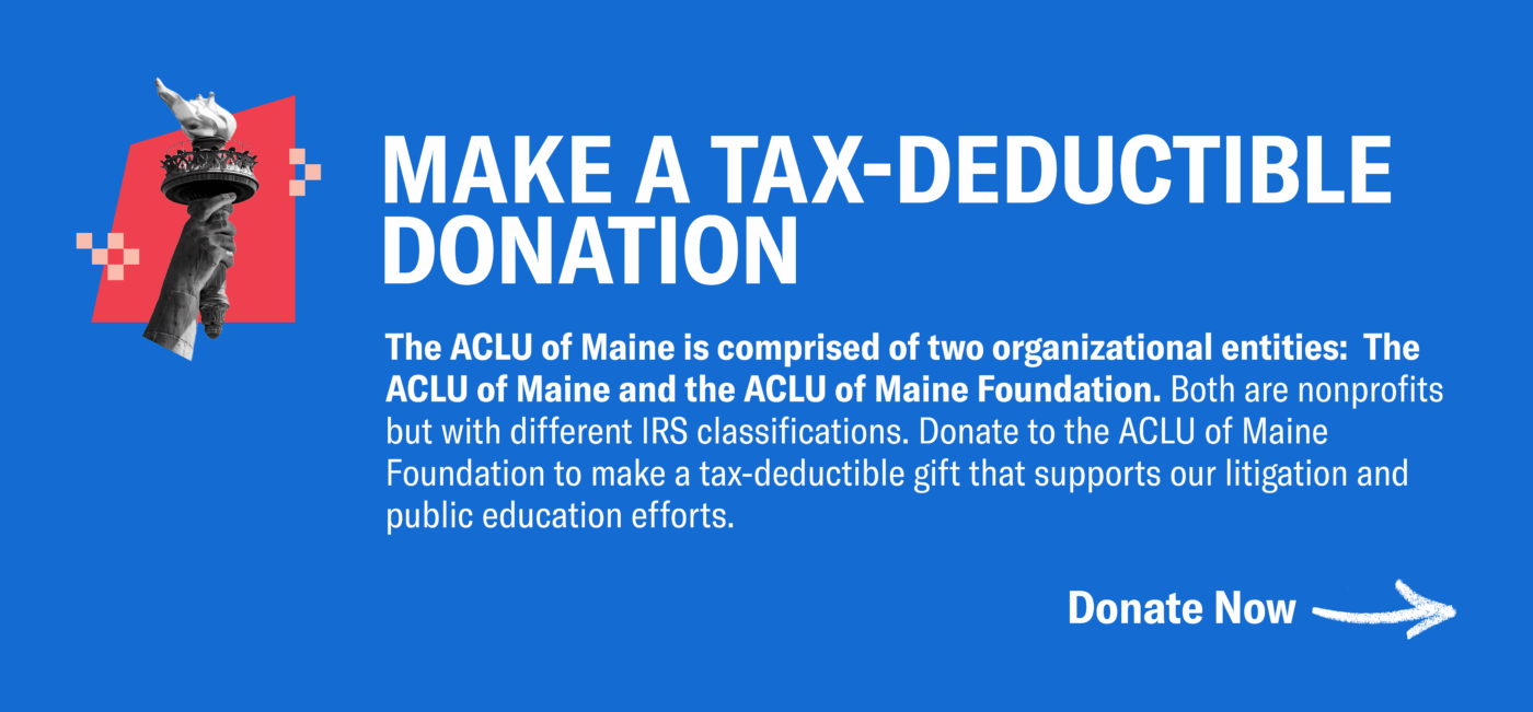 Give to the ACLU of Maine - ACLU of Maine