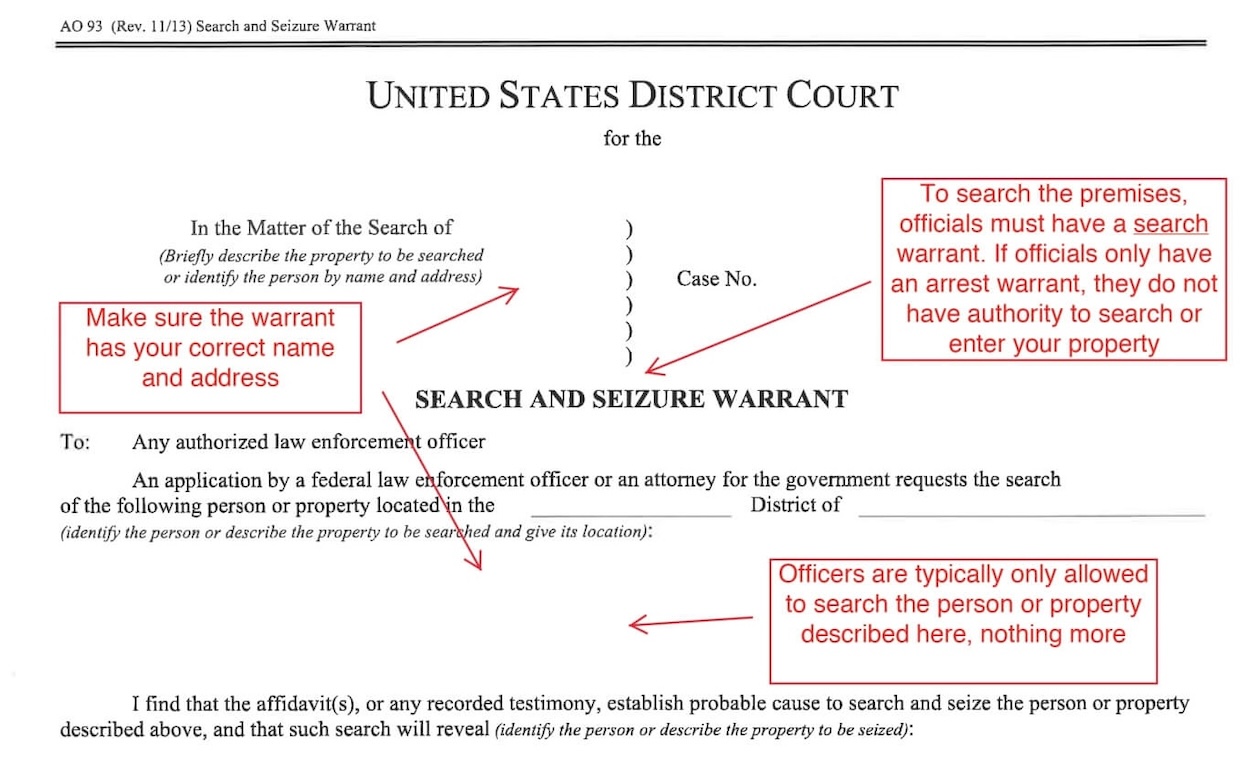 Know Your Rights: Immigration Enforcement and Warrants - ACLU of Maine